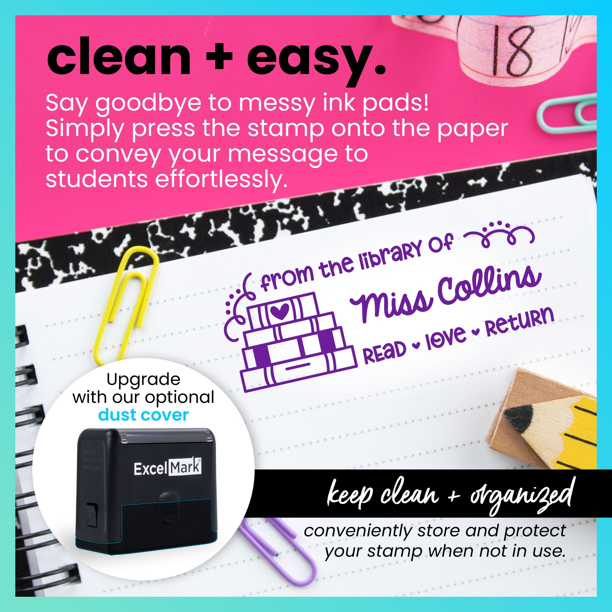 Custom From the Classroom Of Stamp – DiscountRubberStamps.com