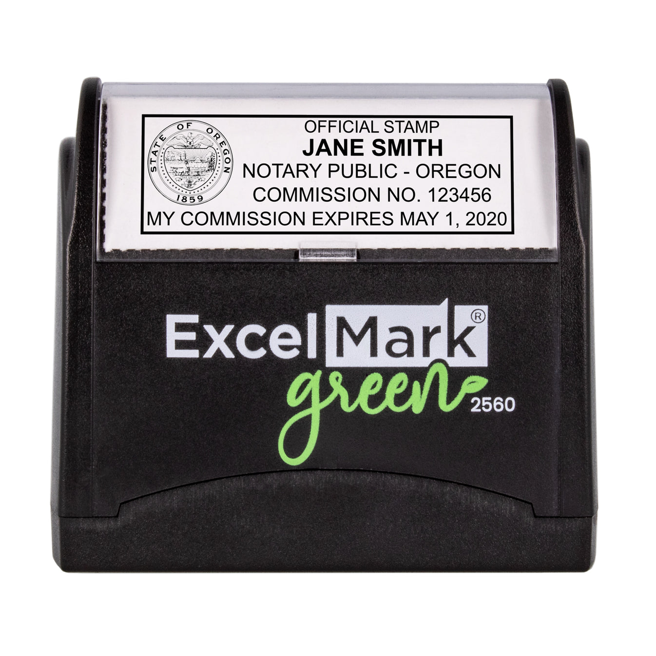 ExcelMark Green 2560 Pre-Inked Stamp | Made Entirely in America ...