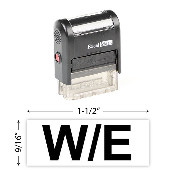 W/E Stamp – DiscountRubberStamps.com