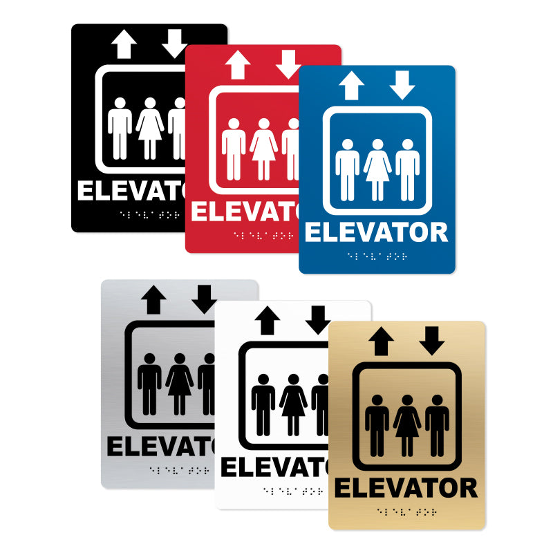 ADA Compliant Elevator Sign – DiscountRubberStamps.com