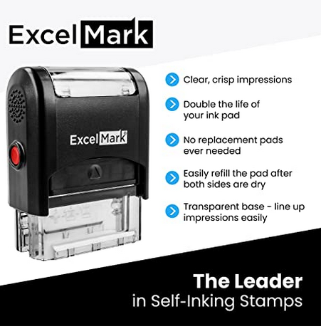 ExcelMark Self-Inking Stamps – DiscountRubberStamps.com