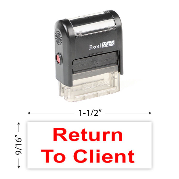Return To Client Stamp – DiscountRubberStamps.com